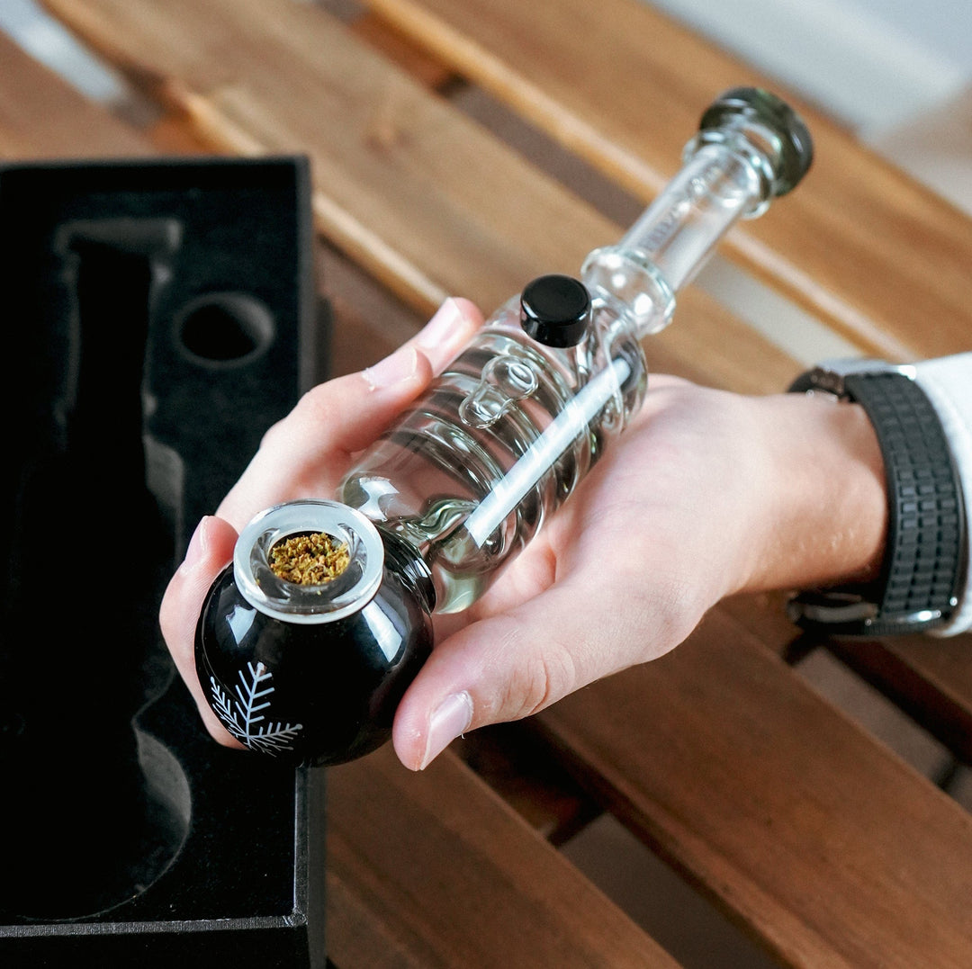 Glycerin Pipe | Freeze Pipe Spiral | Icy Puffs | Smooth Hits