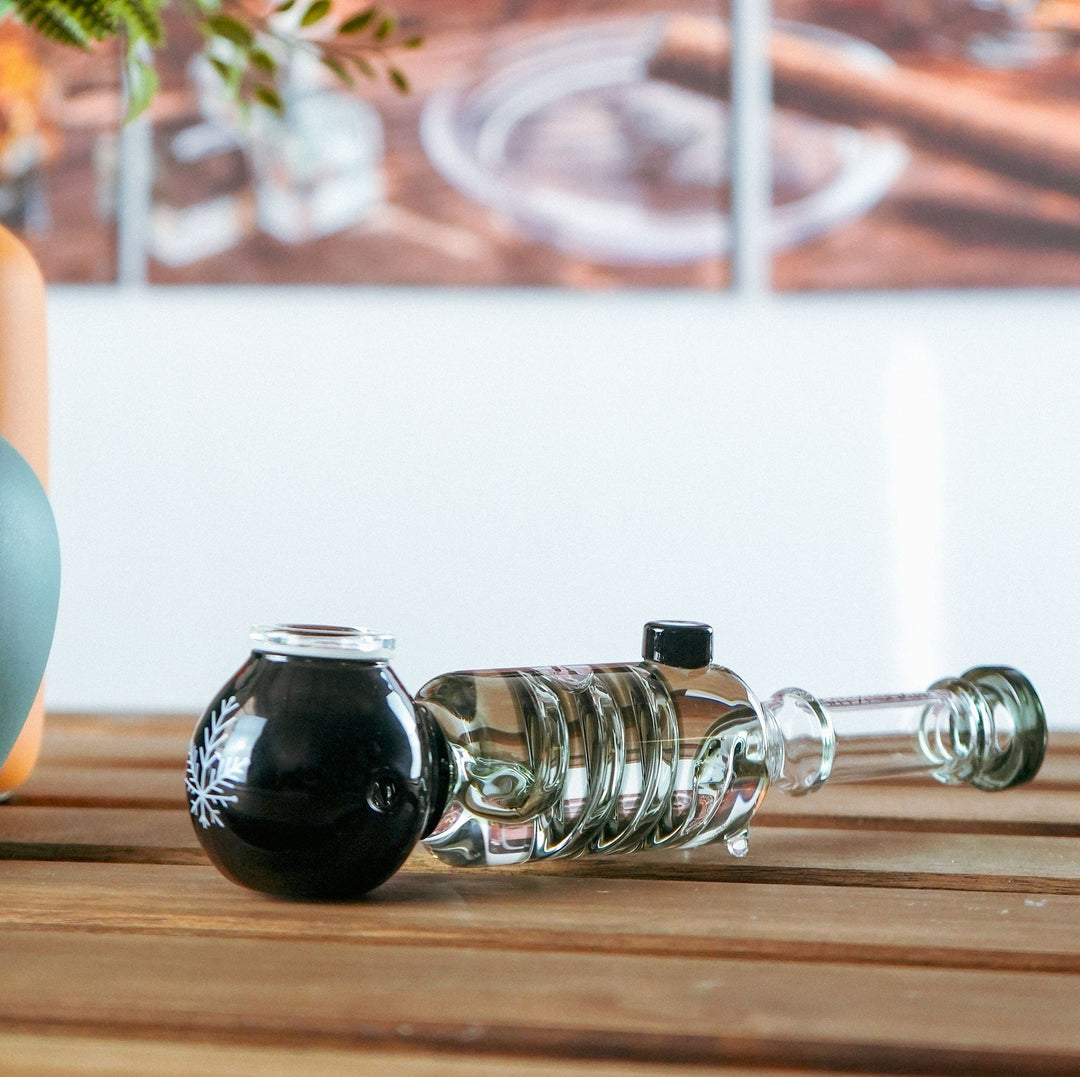 Glycerin Pipe | Freeze Pipe Spiral | Icy Puffs | Smooth Hits